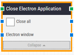 Close Electron Application | Electron Blocks | Leapwork Documentation